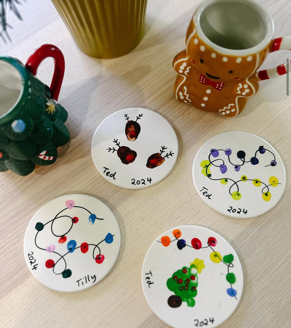 Handmade Christmas Coaster Gifts – Rudie Nudie Designs